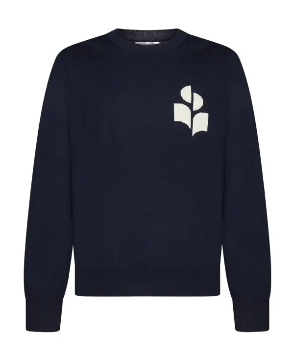 Isabel Marant Étoile Logo Intarsia Crewneck Knitted Jumper