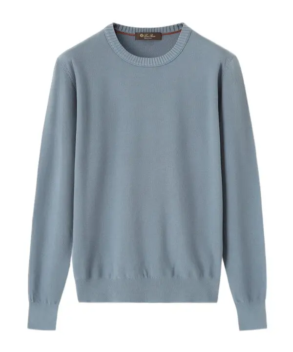 Loro Piana Walkery Crewneck - Blurred Clouds