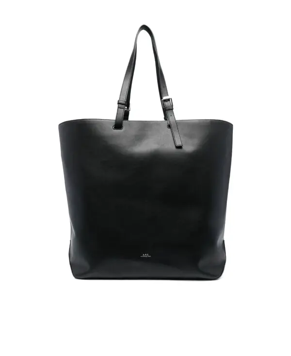 A.p.c. Logo-print Tote Bag - Black