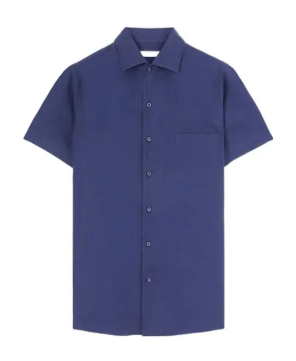 Loro Piana Logo Short-sleeved Shirt - Blue