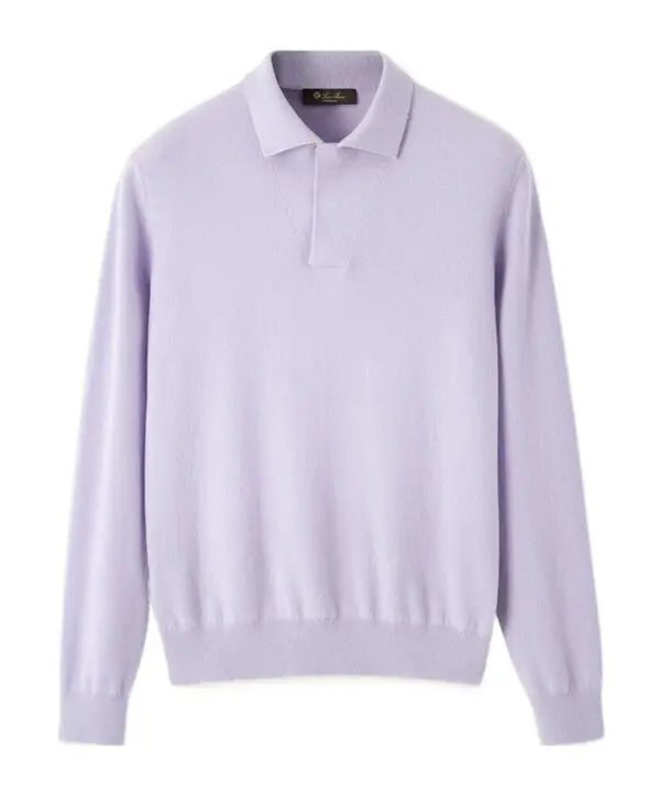Loro Piana Sergio Polo Shirt - Iced Violet