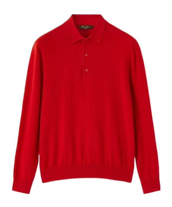 Loro Piana Polo Shirt - Red Comet