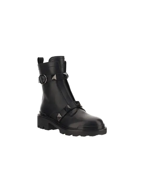 Valentino Garavani Rockstud Combat Boots