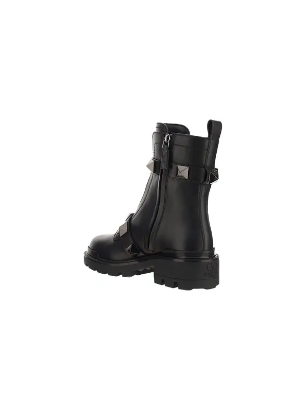 Valentino Garavani Rockstud Combat Boots