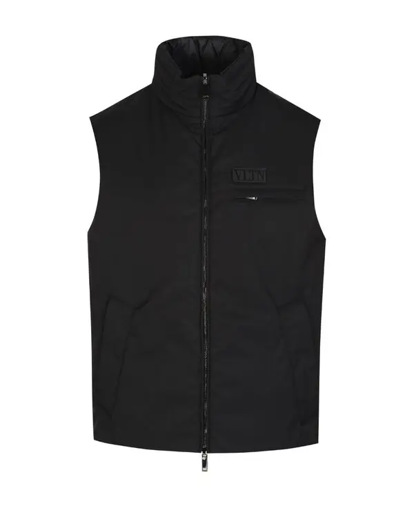 Valentino Garavani Zip-up High Neck Reversible Jacket