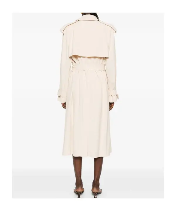 Wardrobe.NYC Buttoned Belted Trench Coat