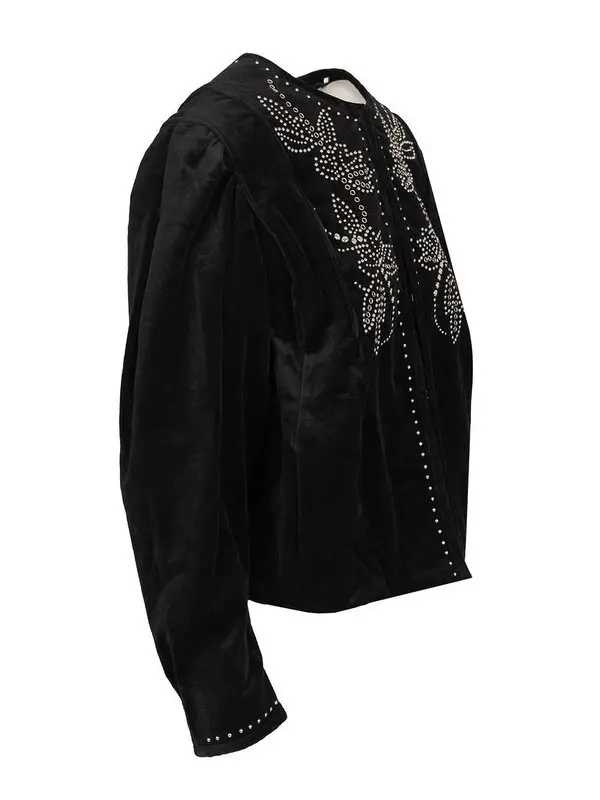 Isabel Marant Étoile Studded Velvet Blouse