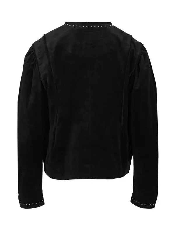 Isabel Marant Étoile Studded Velvet Blouse