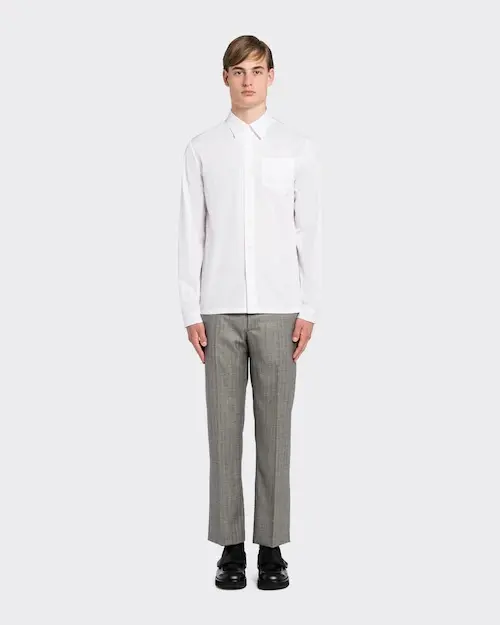 Prada Poplin Tailored Shirt