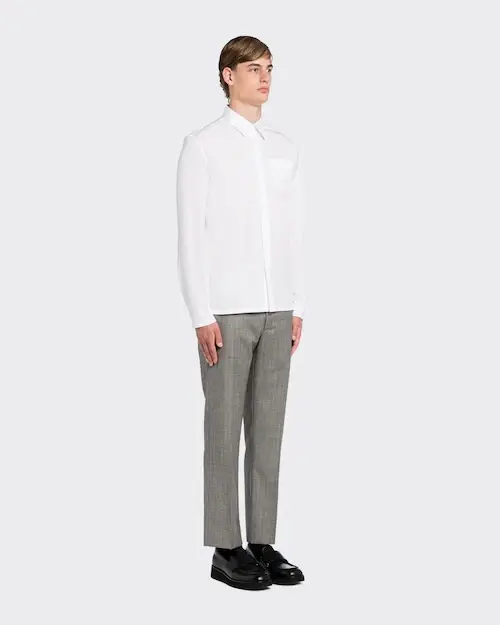 Prada Poplin Tailored Shirt