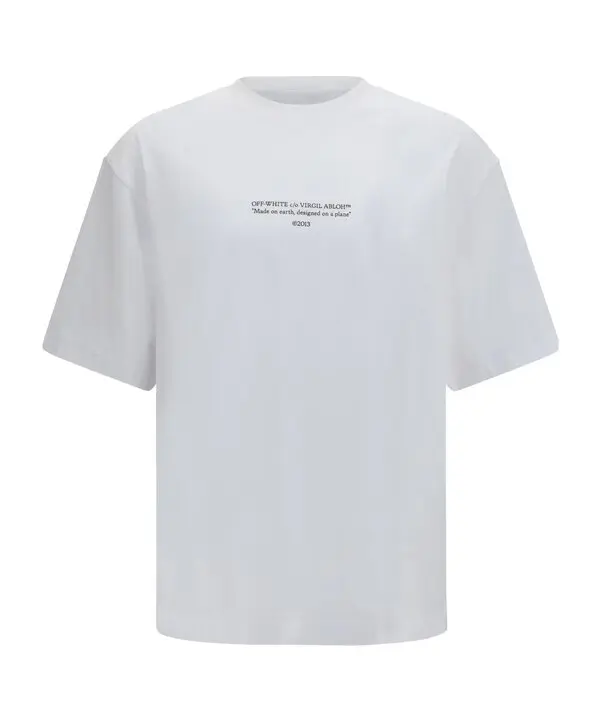 Off-White Statement Cotton T-shirt - White