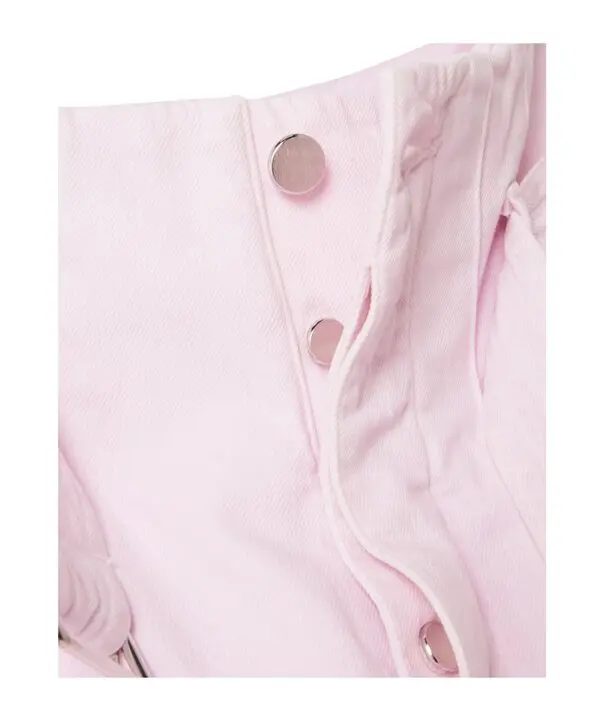 AGOLDE Maria Mcmanus High-waisted Belted Wide-leg Jeans - Pink