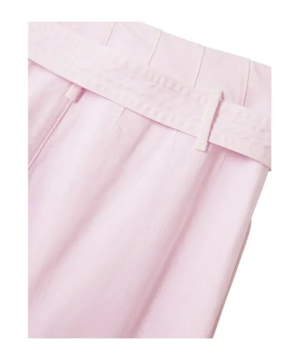 AGOLDE Maria Mcmanus High-waisted Belted Wide-leg Jeans - Pink