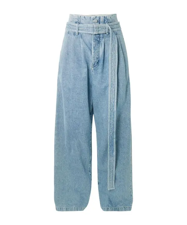 AGOLDE Corset Style Belted Jeans - Blue