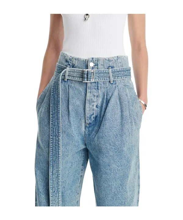 AGOLDE Corset Style Belted Jeans