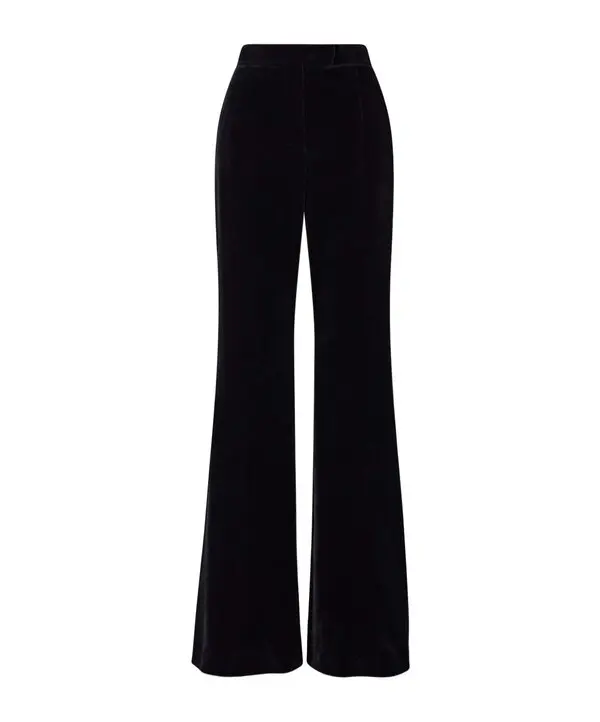 Valentino Garavani Flare Leg Velvet Pants