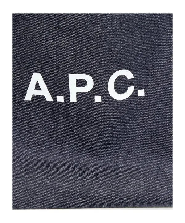 A.p.c. Logo Printed Large Tote Bag