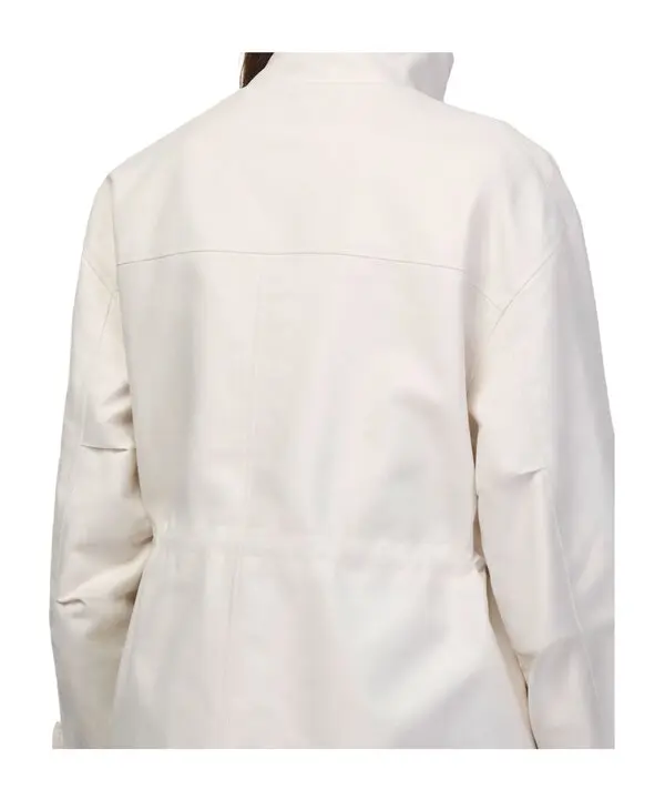 AGOLDE Long Sleeve Casual Jacket With Concealed Zipper And Flap Pockets