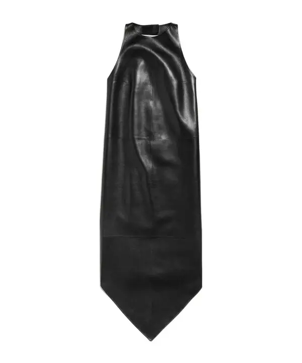 Balenciaga Double Smooth Light Lambskin Tulip Top - Black