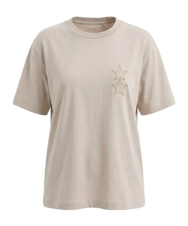 ICON DENIM LOS ANGELES Star-patch T-shirt - Light-colored