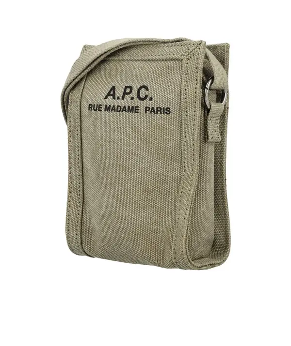 A.p.c. Logo Printed Crossbody Bag