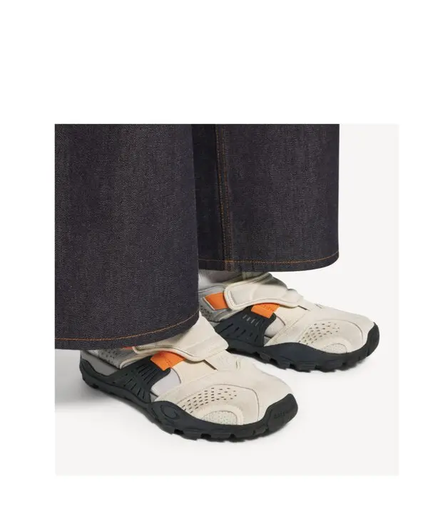 Balenciaga Hike Sandal Sneaker - Gray/beige/orange/black