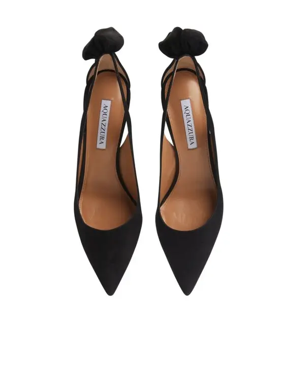 AQUAZZURA 85 Bow High Heels