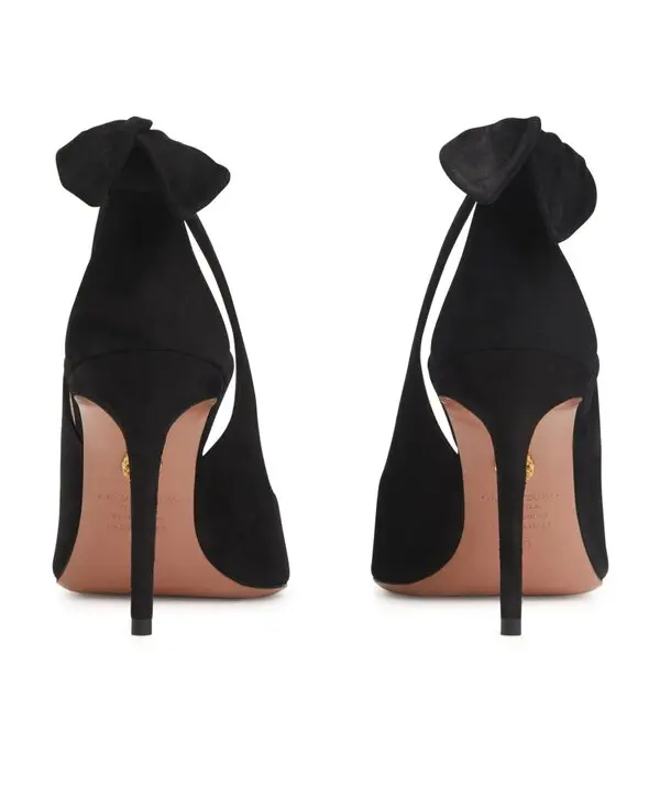 AQUAZZURA 85 Bow High Heels