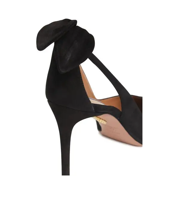 AQUAZZURA 85 Bow High Heels