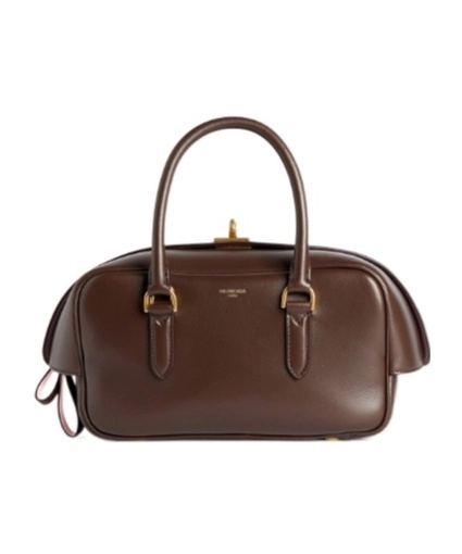 Balenciaga Le 7 Bowling Bag Small - Muscade