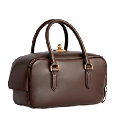 Balenciaga Le 7 Bowling Bag Small - Muscade