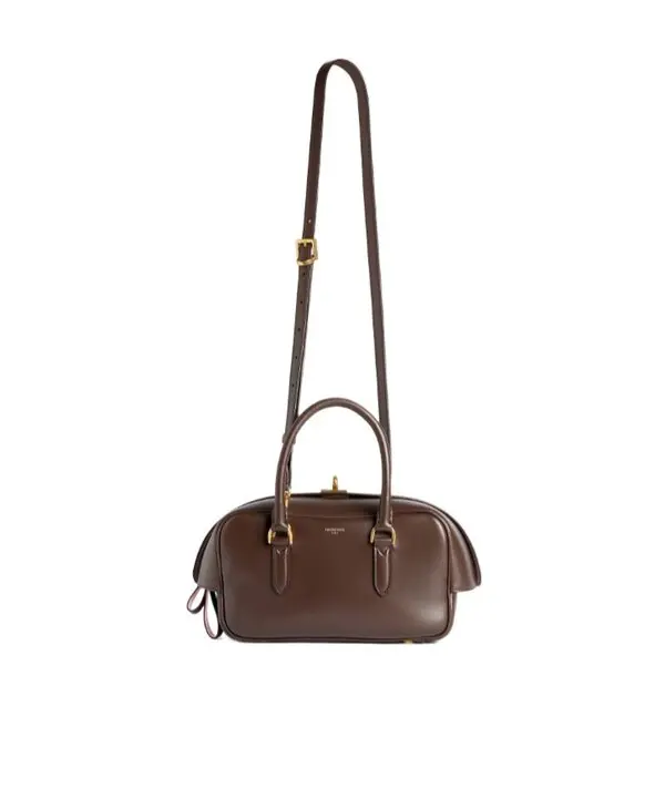 Balenciaga Le 7 Bowling Bag Small - Muscade