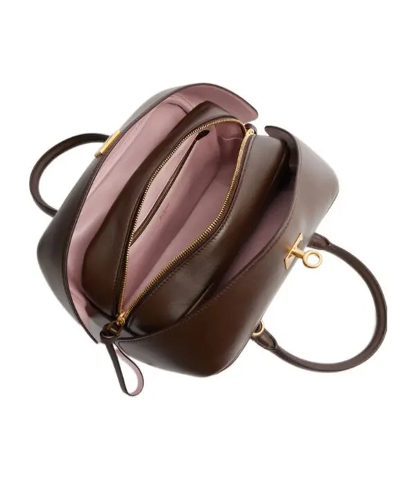Balenciaga Le 7 Bowling Bag Small - Muscade