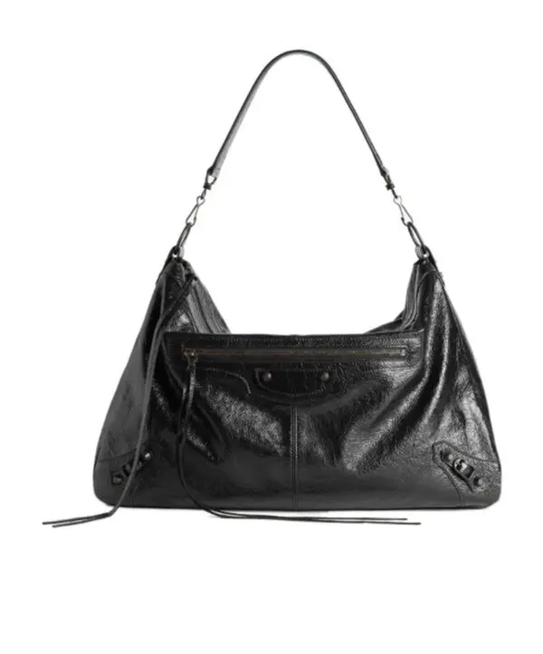 Balenciaga Le City Moto Bag Large - Black