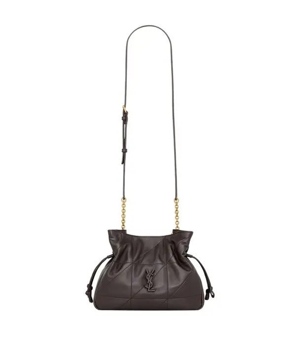 Saint Laurent Jamie Shoulder Pouch In Lambskin - Arab