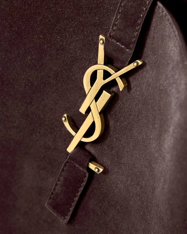 Saint Laurent Le 5 A 7 Supple Crossbody In Suede