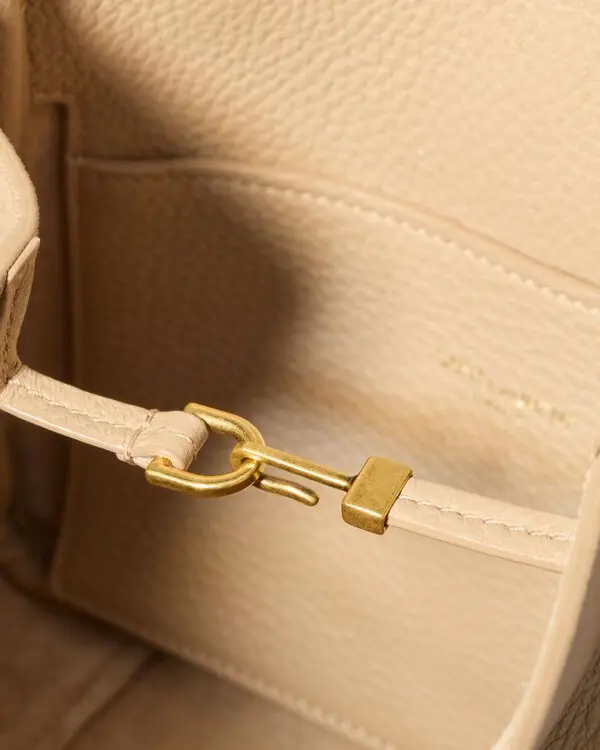 Saint Laurent Le 5 À 7 Baby Bea In Grained Leather