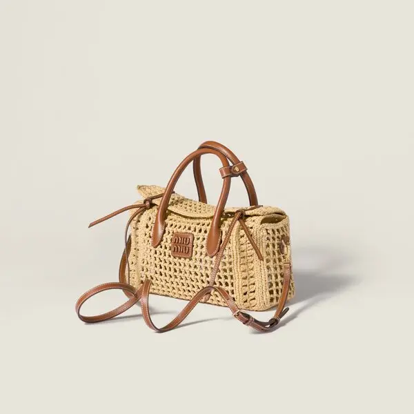 Miu Miu Raffia Handbag