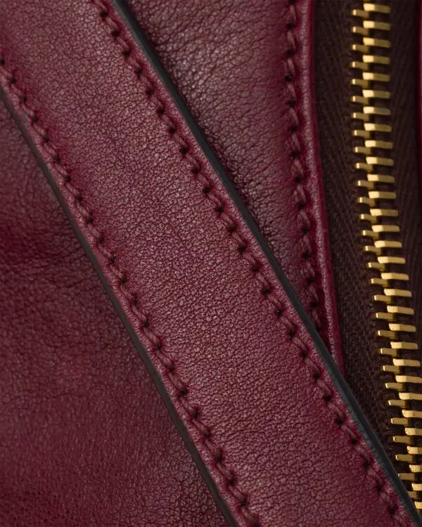 Prada Aimée Large Nappa Leather Bag - Amaranth