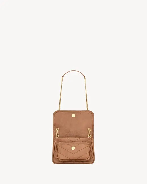 Saint Laurent Niki Mini In Vintage Leather
