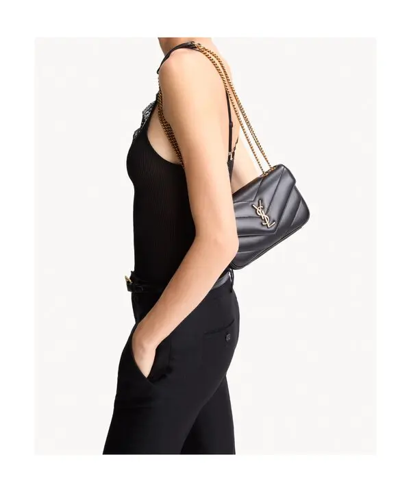 Saint Laurent Loulou Mini In Lambskin