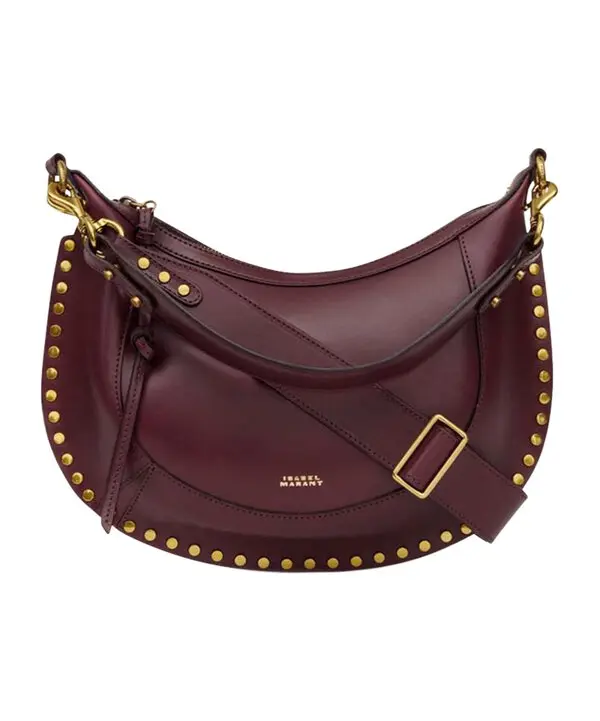 Isabel Marant Étoile Studded Leather Hobo Bag - Brown