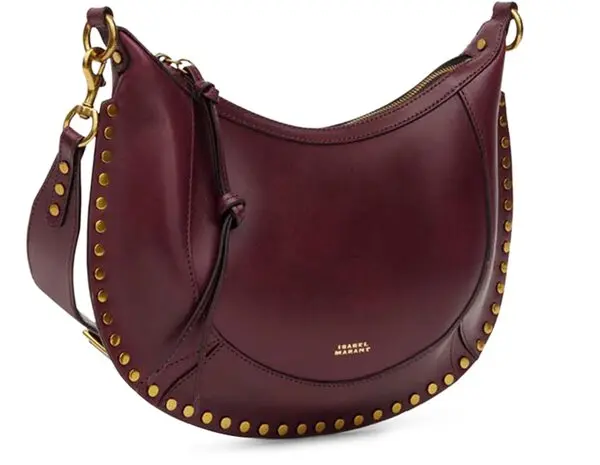 Isabel Marant Étoile Studded Leather Hobo Bag