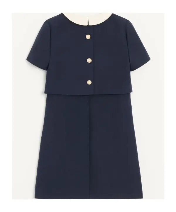 Valentino Garavani Crepe Couture Short Dress