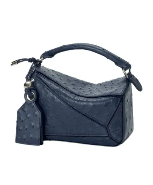 Loewe Mini Lightweight Puzzle Bag - Deep Navy Blue