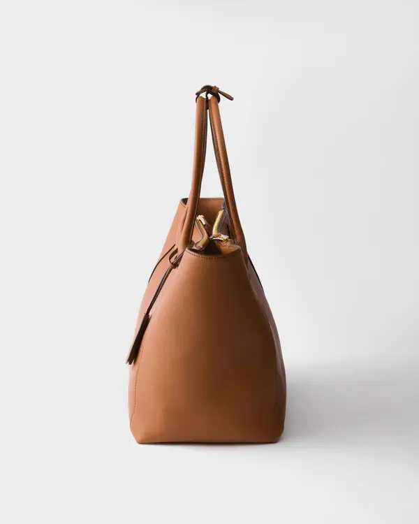 Prada Large Leather Tote Bag