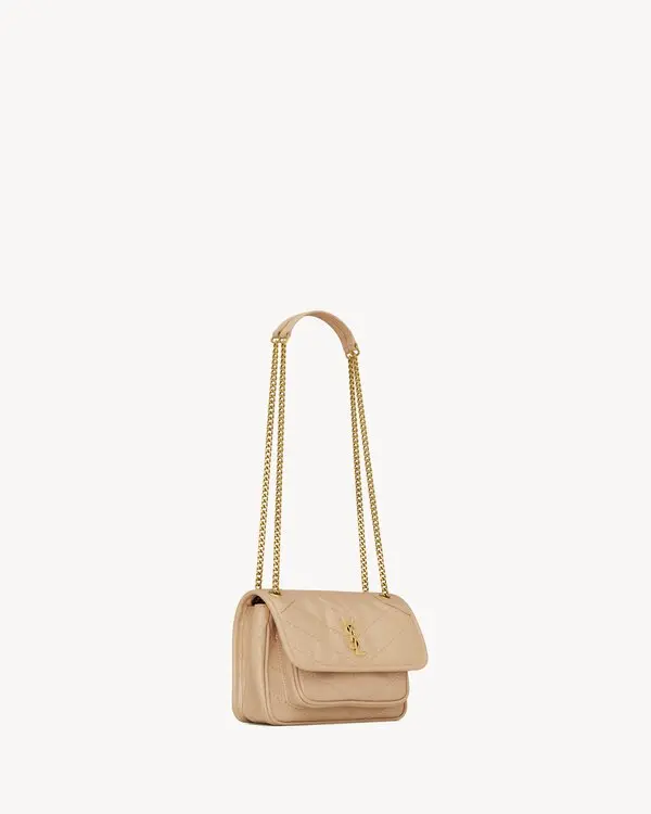 Saint Laurent Niki Mini In Vintage Leather