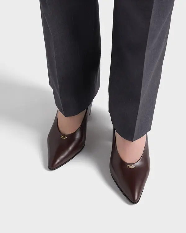 Prada Leather Slingback Pumps