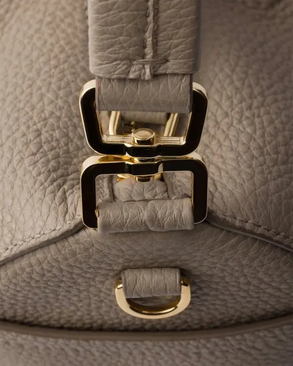 Prada Small Leather Bag - Clay Ash