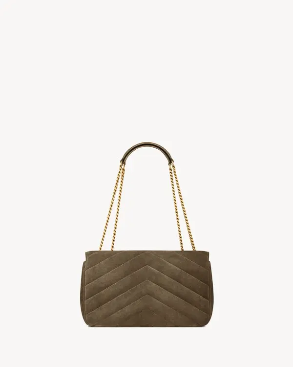 Saint Laurent Loulou Medium In Matelasse Suede